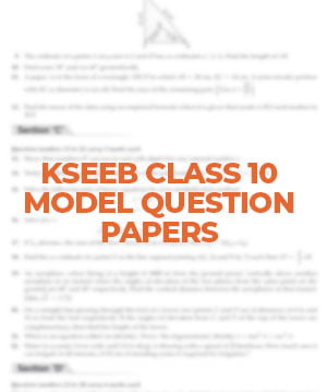 SSLC Karnataka Model Question Papers with Solutions | Deeksha